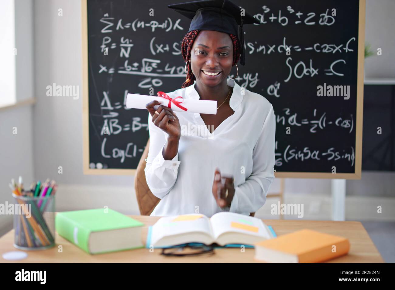 Online University Home Technology. Modern Bachelor with Computer Stock ...