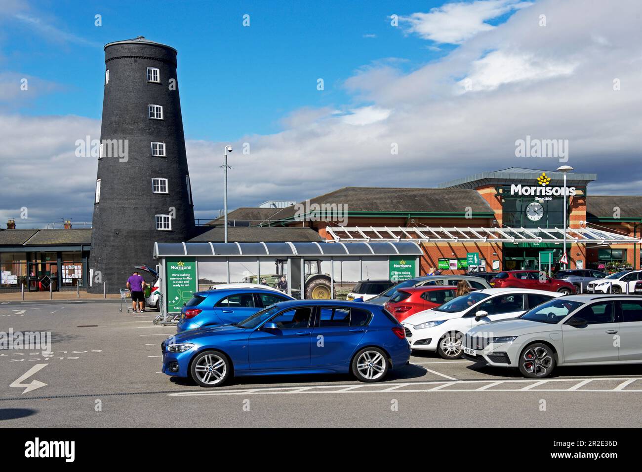 Morrisons supermarket, on Boothferry Road, Goole, incorporating an old ...