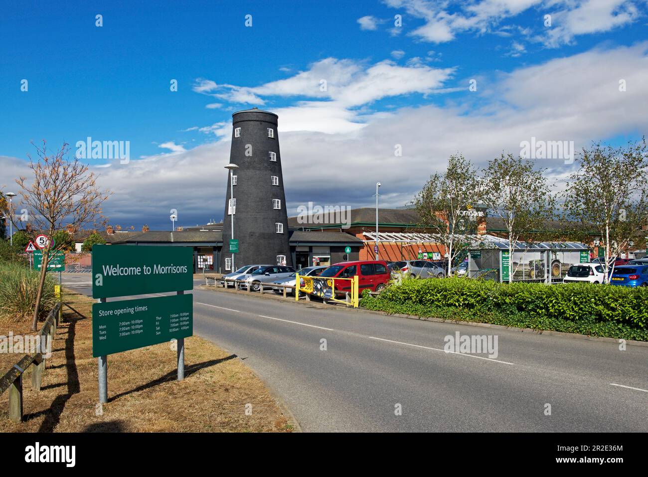 Morrisons supermarket, on Boothferry Road, Goole, incorporating an old ...