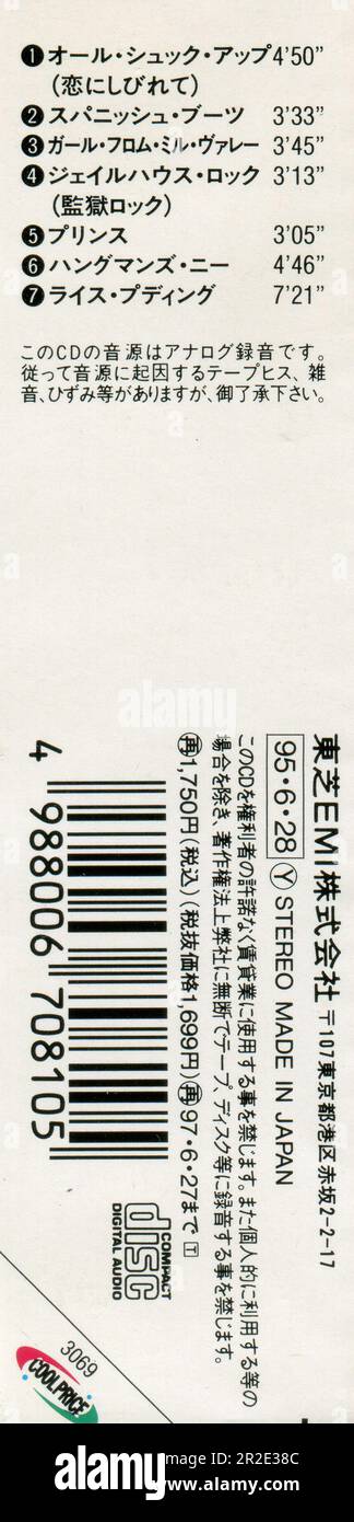 Cd Back Cover Copyright Text