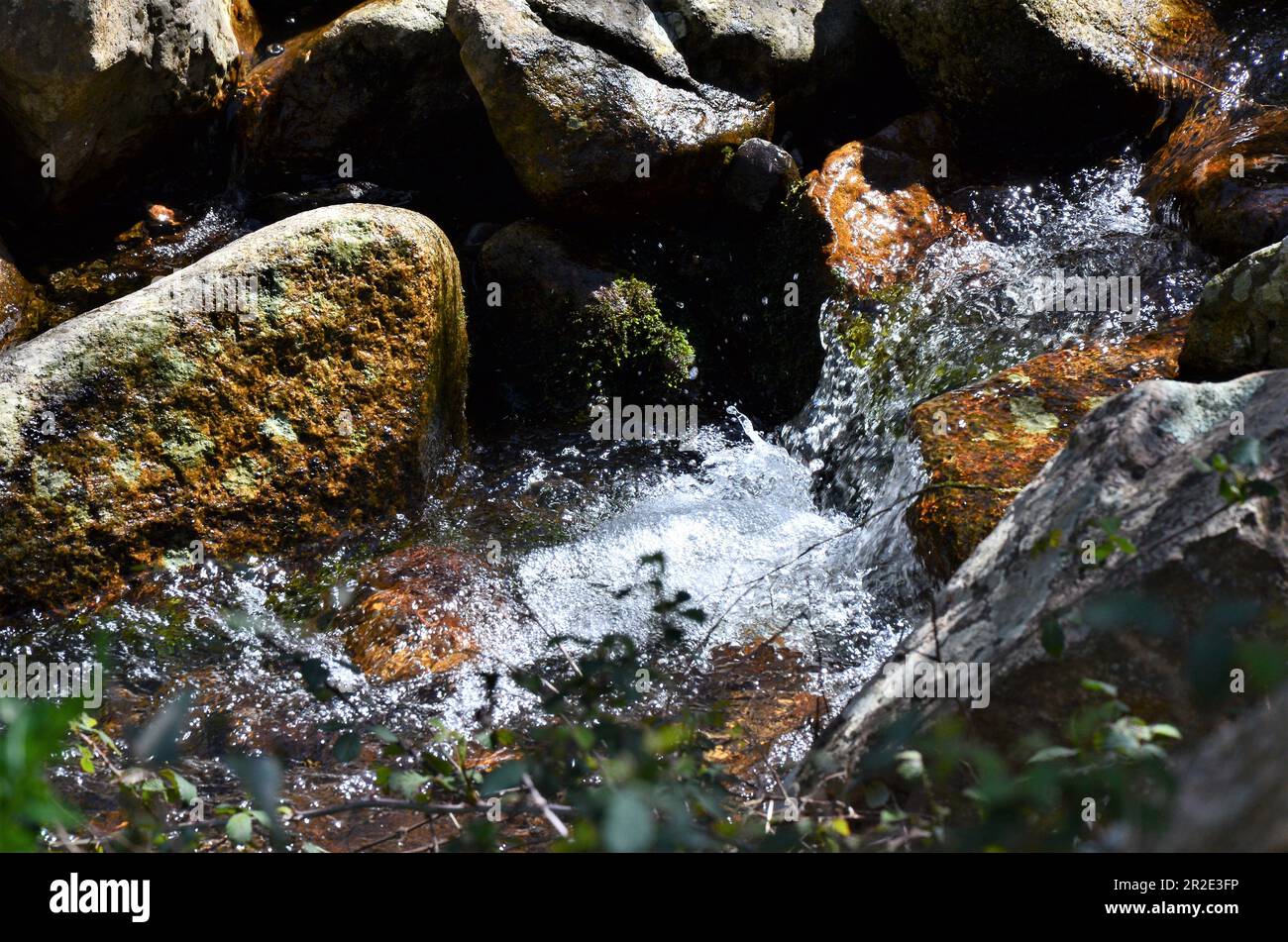 Sa spendula waterfall villacidro sardinia hi-res stock photography and ...