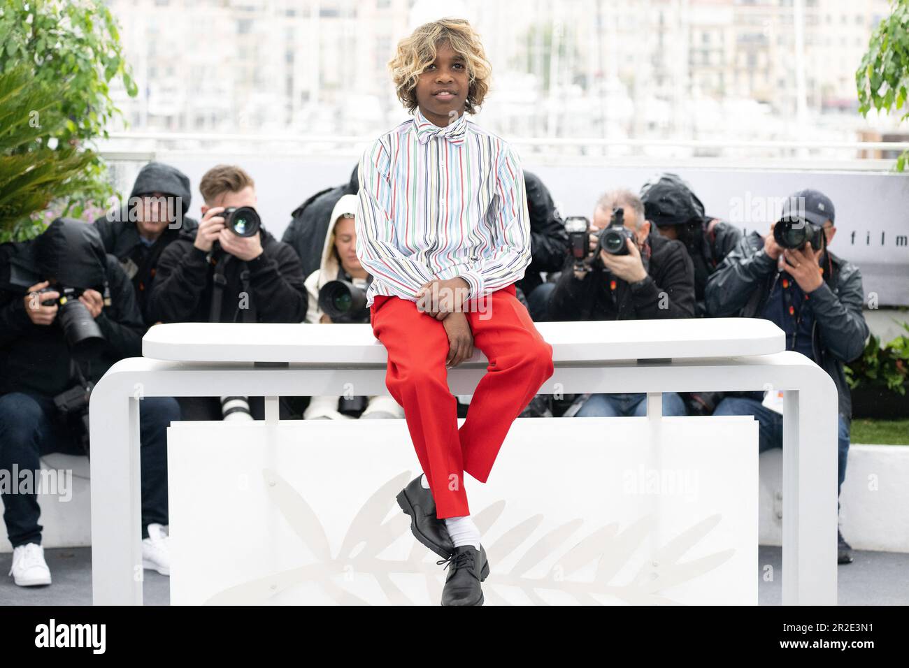 Cannes, France. 19th May, 2023. Aswan Reid attends the The New Boy ...