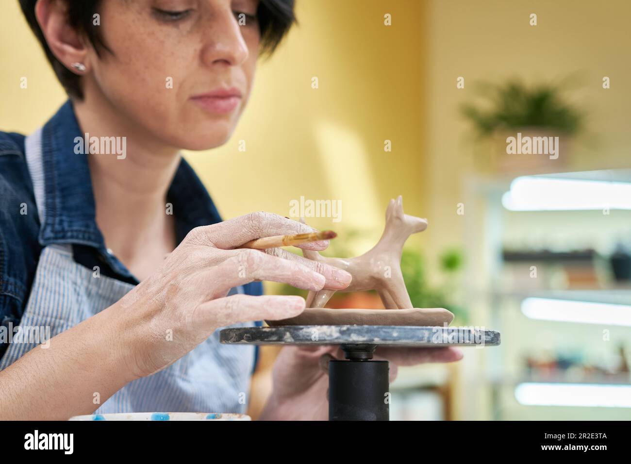 Clay figurine woman hi-res stock photography and images - Alamy