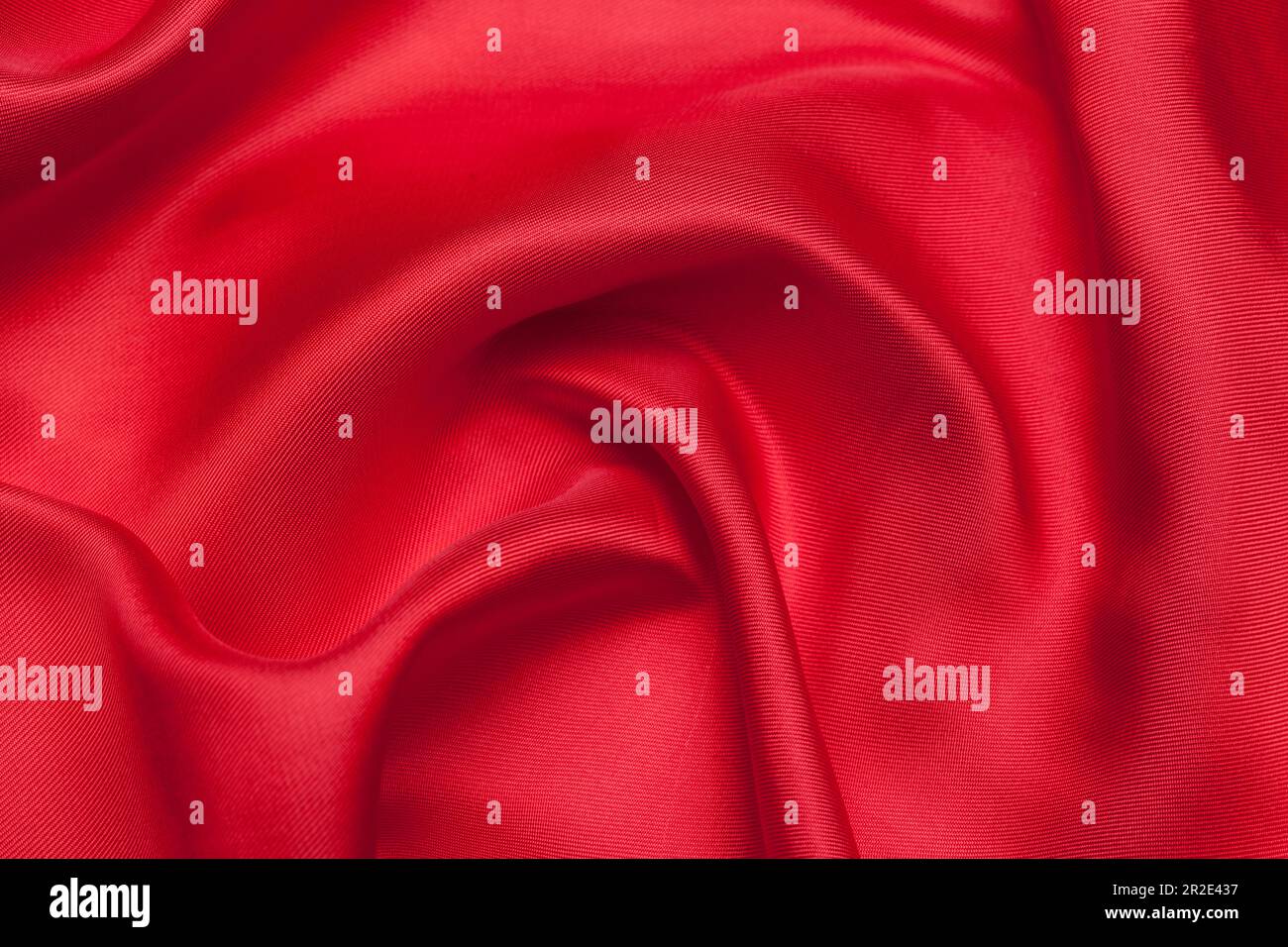 Red cloth waves background texture Stock Photo - Alamy