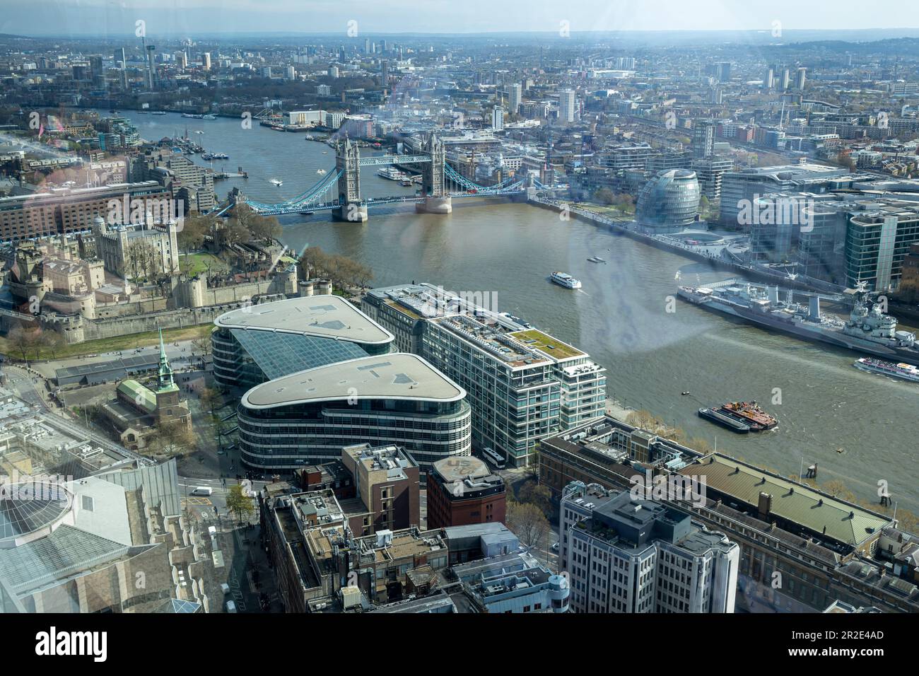 LONDON, UK - April, 2023: The Sky Garden is Europe's highest garden ...
