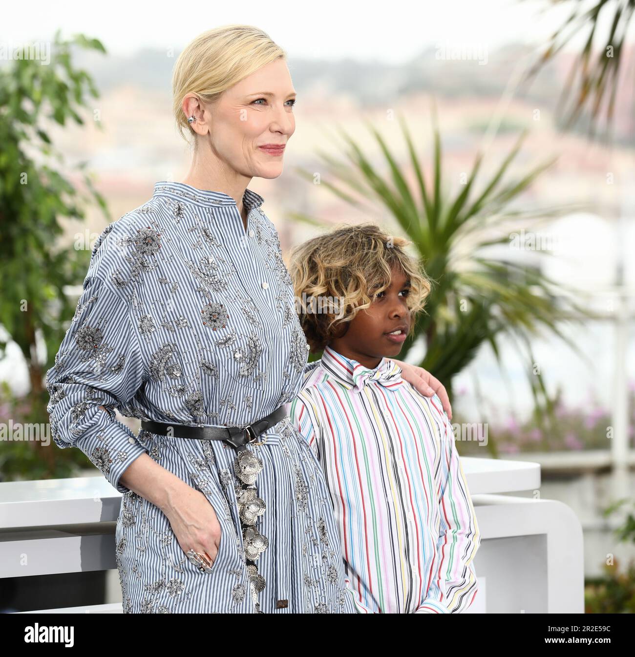 May 19, 2023, Cannes, Cote d'Azur, France: CATE BLANCHETT and ASWAN ...