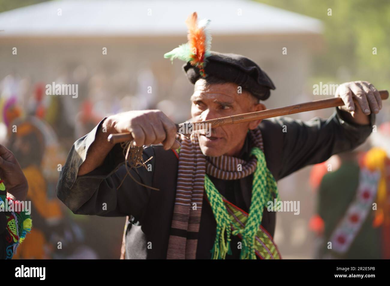 Bamburet, KPK,Pakistan - 05152023: An old Kalash man wearing ...