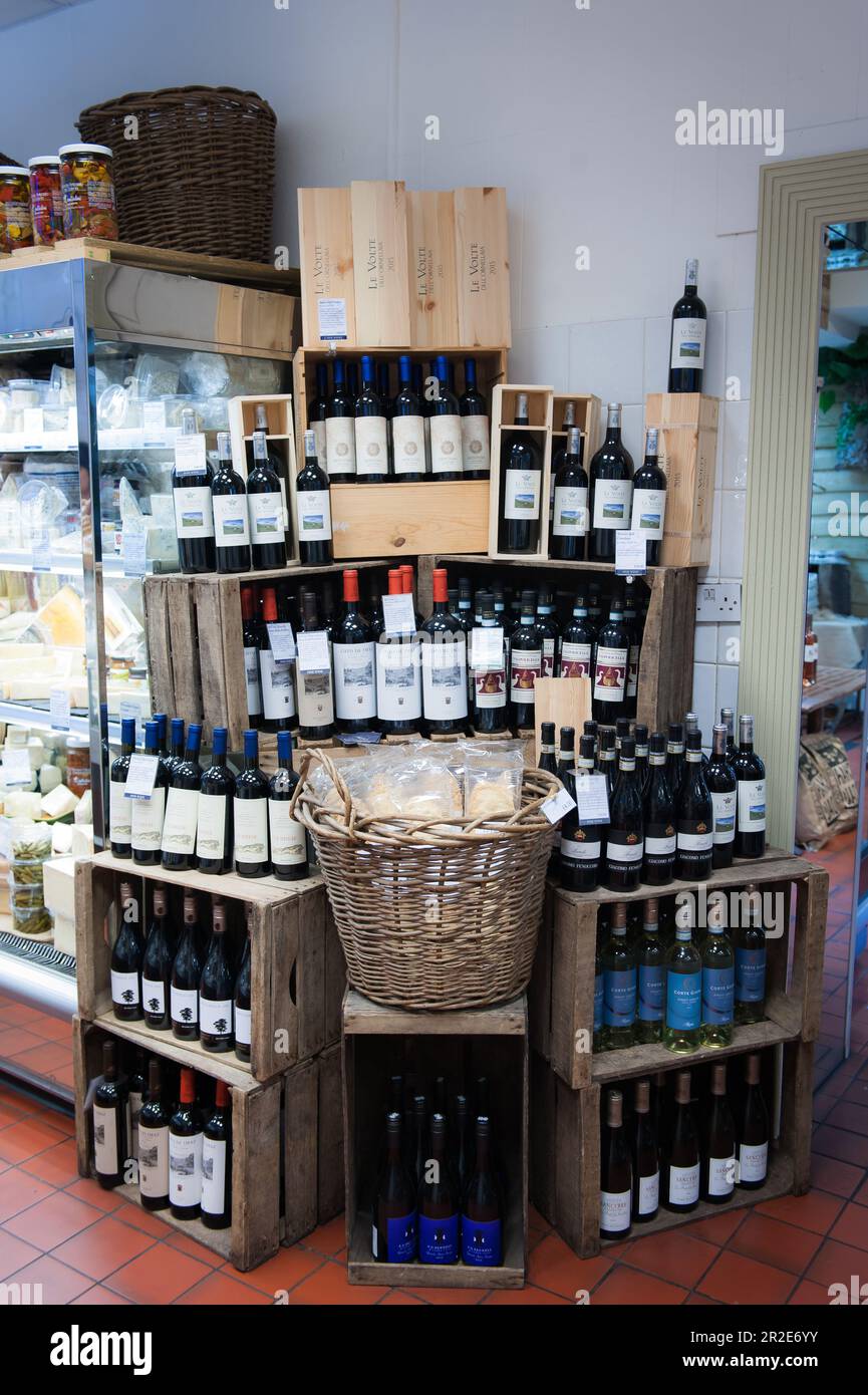 Bailey and Sage an independent deli in Parsons Green, an area in London ...