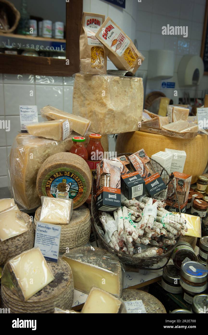 Bailey and Sage an independent deli in Parsons Green, an area in London ...