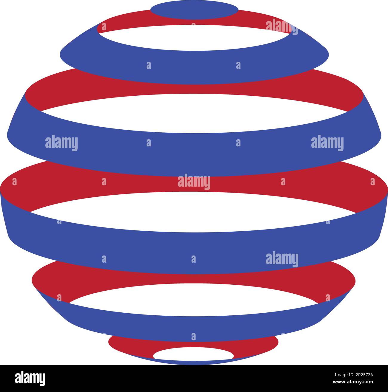 3d blue world logo with line style concept striped sphere logo or icon ...