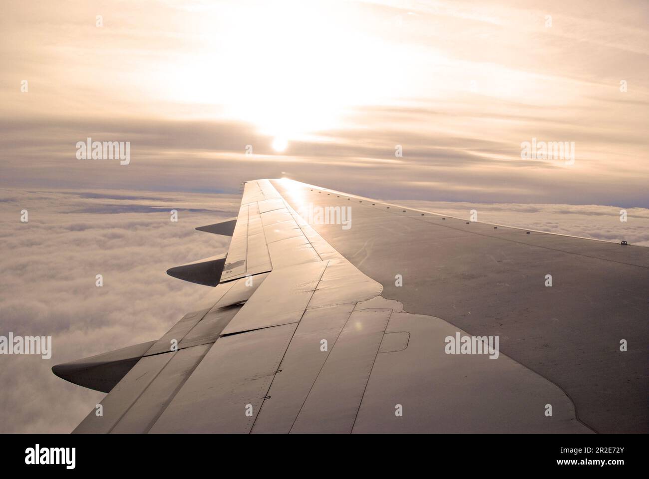 View out of plane window Stock Photo - Alamy