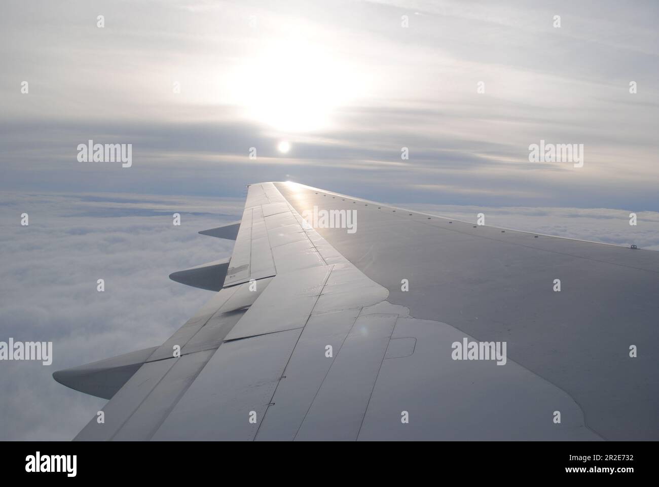 View out of plane window Stock Photo - Alamy