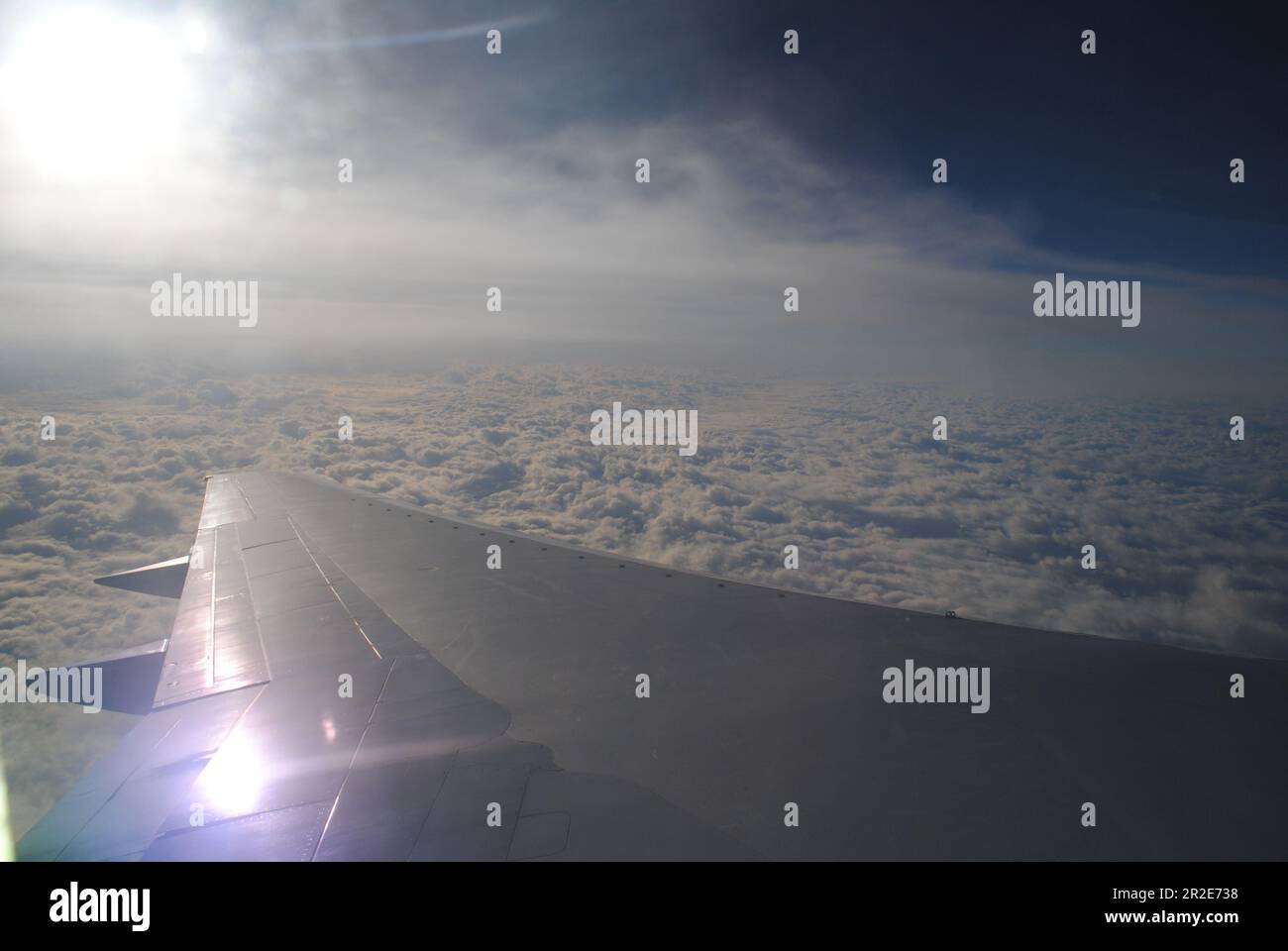 View out of plane window Stock Photo - Alamy