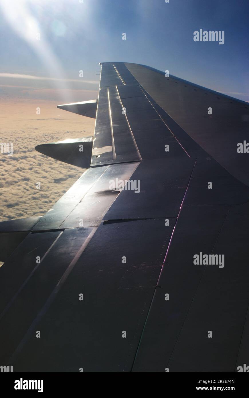 View out of plane window Stock Photo - Alamy