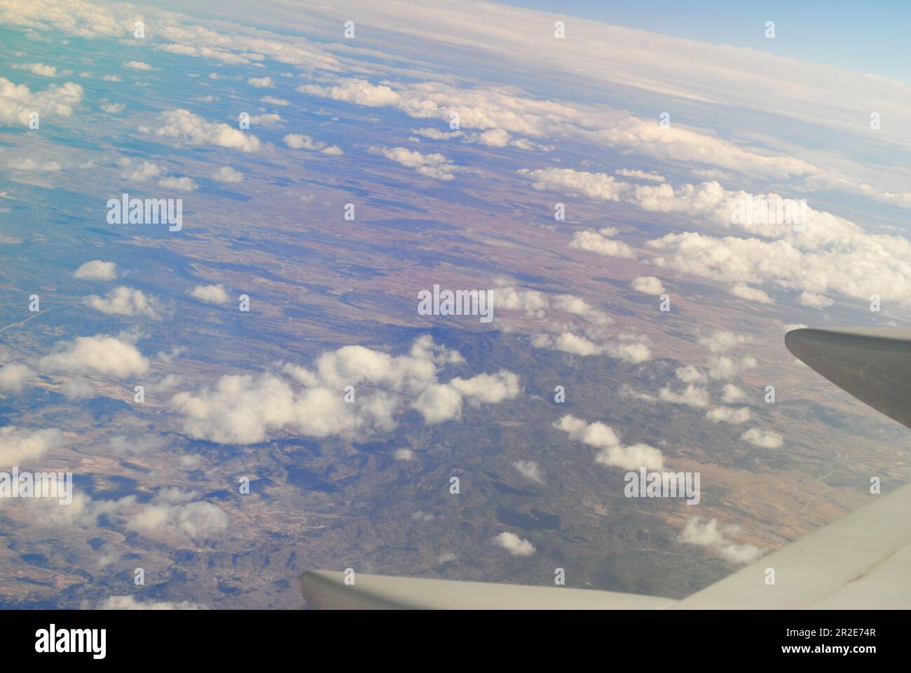View out of plane window Stock Photo - Alamy