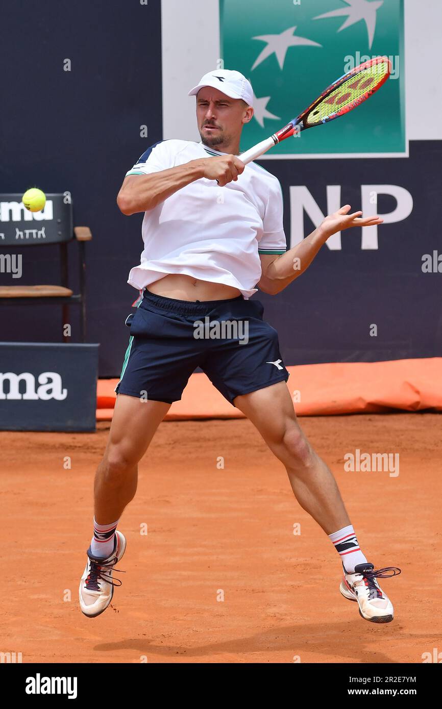 19th May 2023; Foro Italico, Rome, Italy: ATP 1000 Masters Rome, Day 12; Jan Zielinski during ...