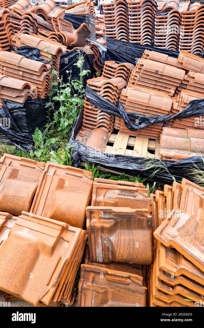 Second hand materials, recovery center of used construction materials ...