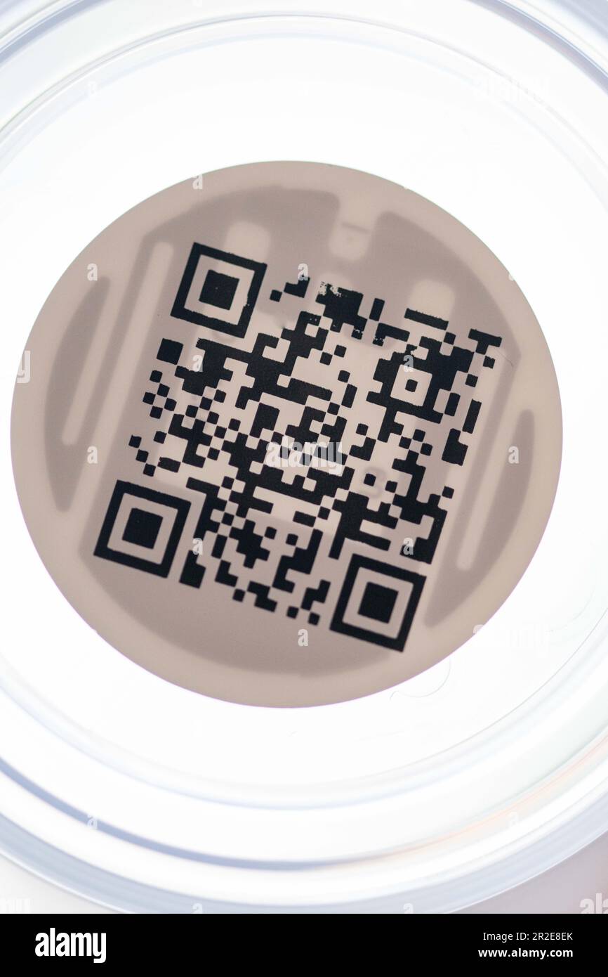 DEINZE - Smart cups with a chip and QR code in the production area of ...