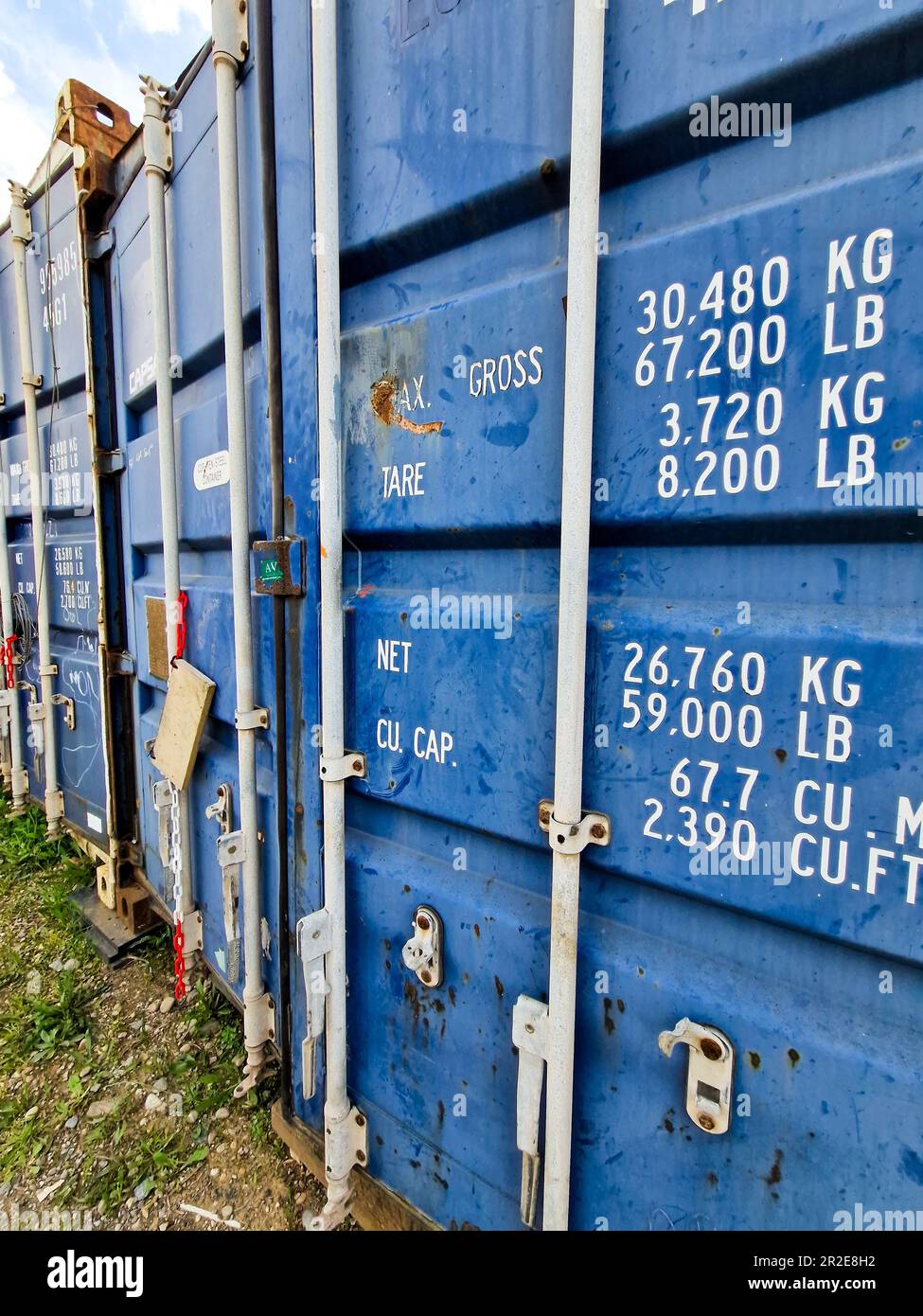Containers, Lyon, France Stock Photo - Alamy