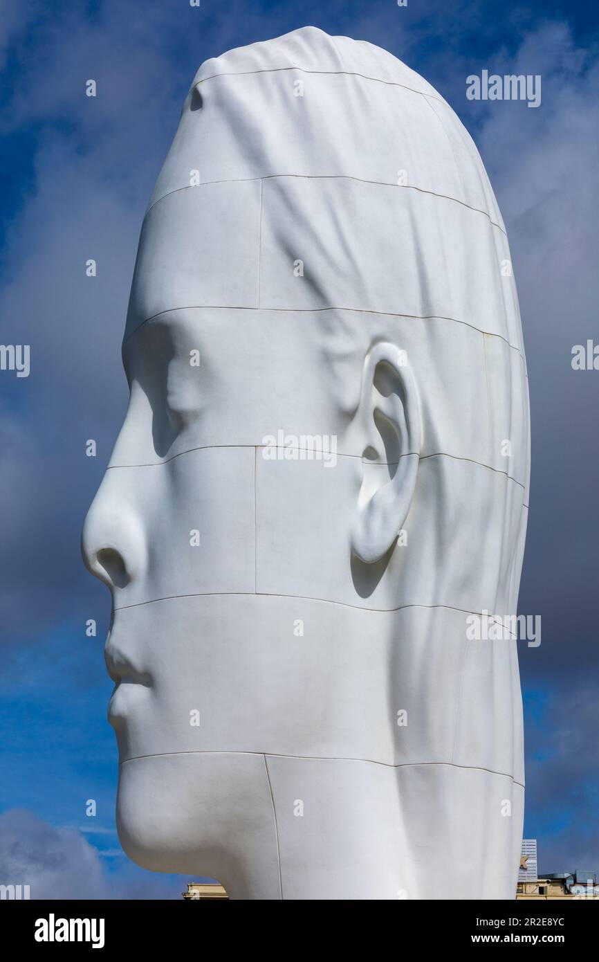 Spain, Madrid, “Julia” standing 12 metres tall in Madrid’s Plaza de ...