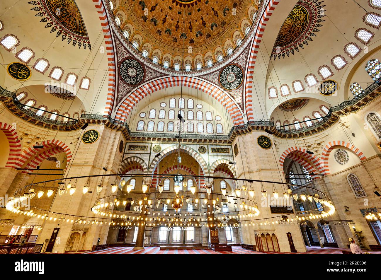 Interior ceiling suleymaniye mosque hi-res stock photography and images ...