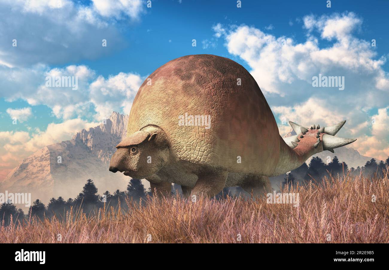Doedicurus was a prehistoric glyptodont, a mammal resembling an armored ...