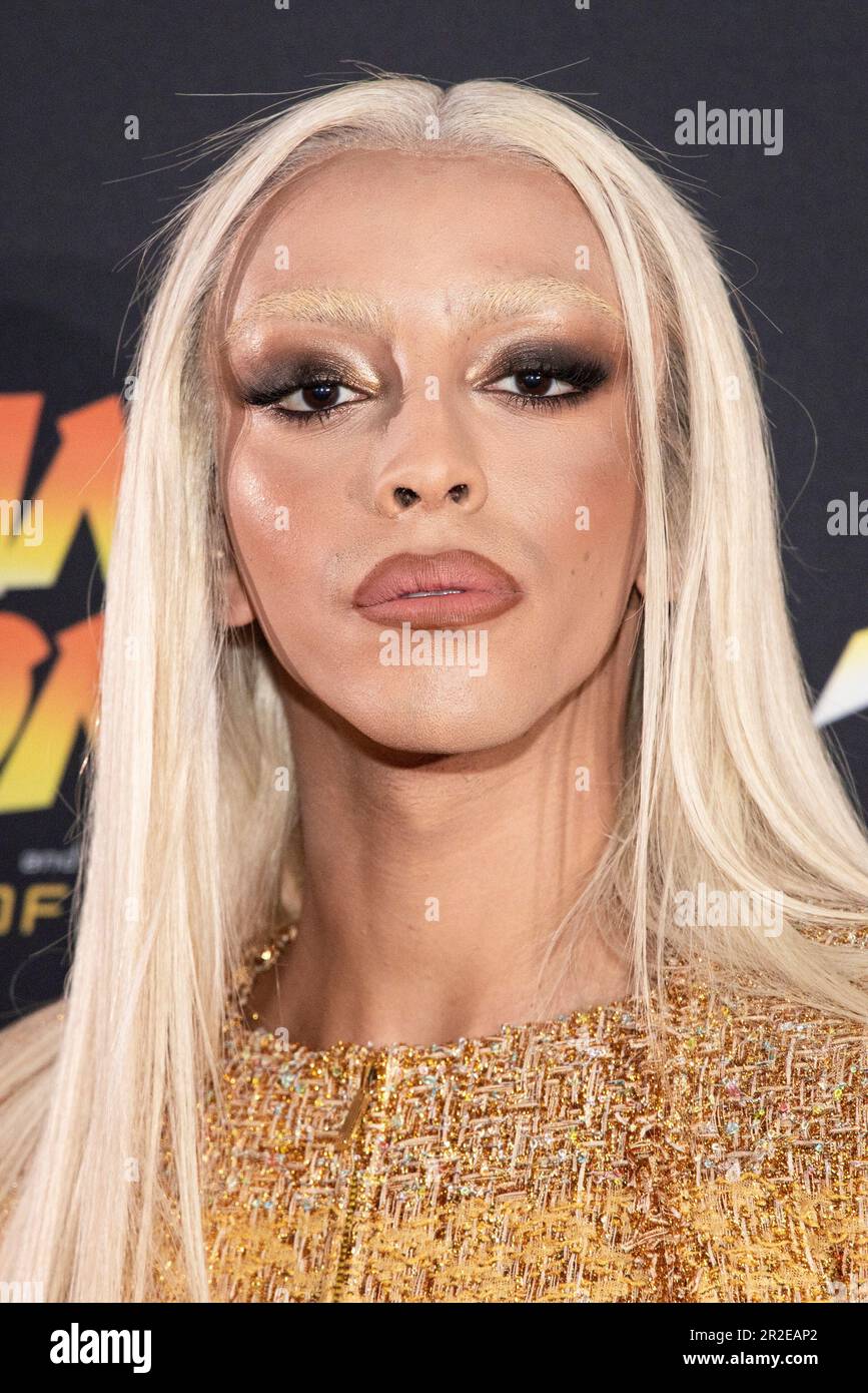 Bilal Hassani poses for photographers upon arrival for the 'Indiana ...