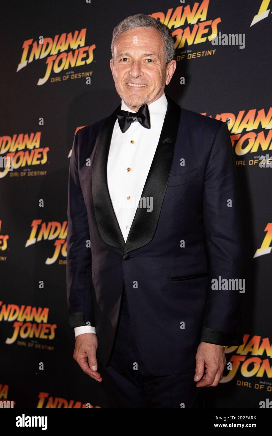 Bob Iger poses for photographers upon arrival for the 'Indiana Jones ...