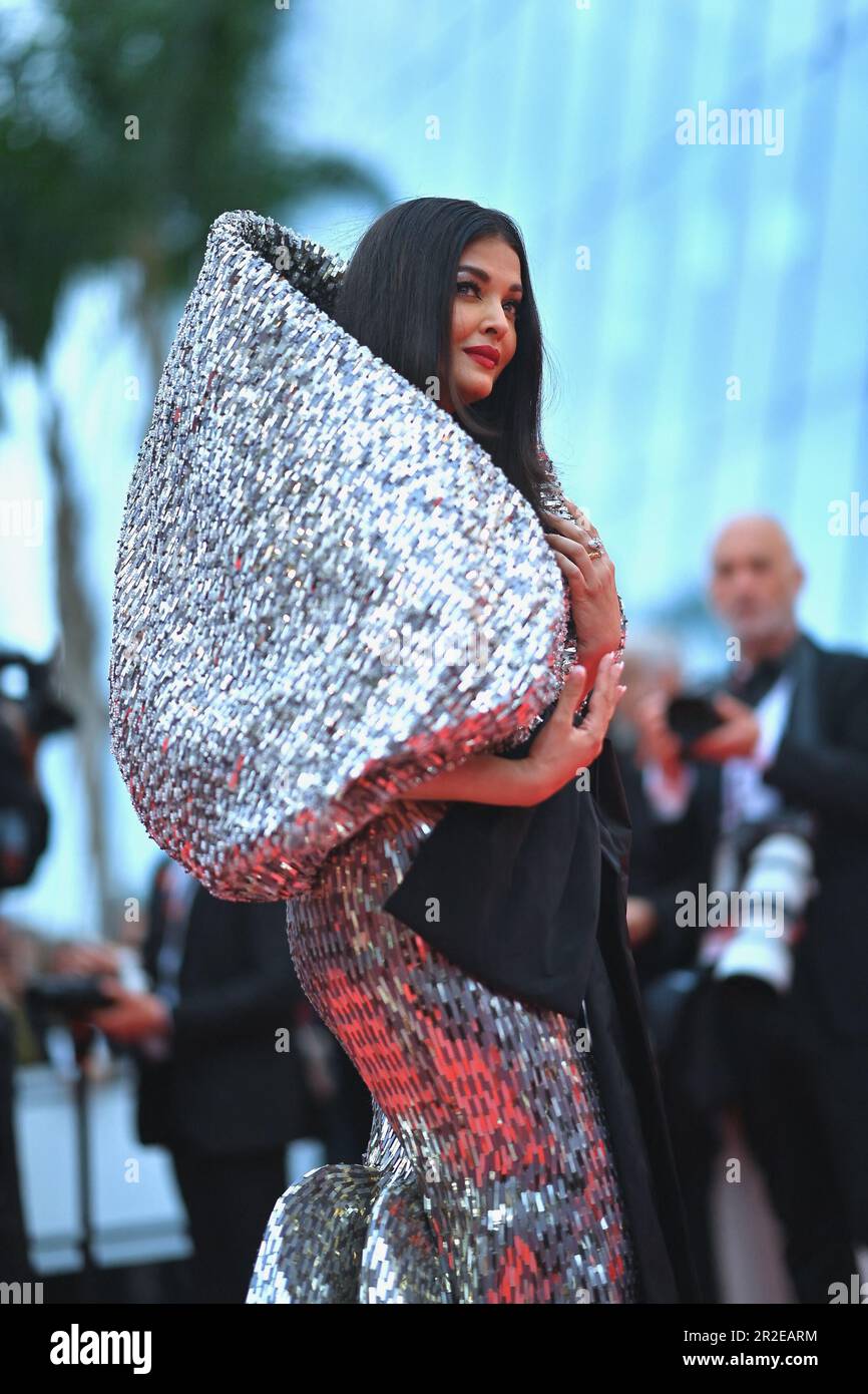 Cannes, France. 18th May, 2023. Aishwarya Rai the Indiana Jones And The ...