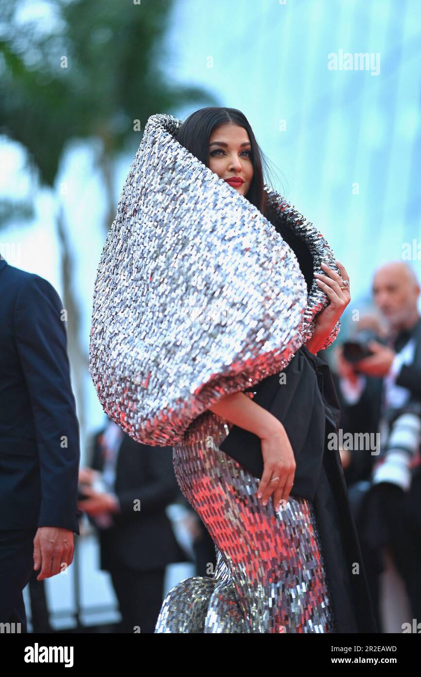 Cannes, France. 18th May, 2023. Aishwarya Rai the Indiana Jones And The ...