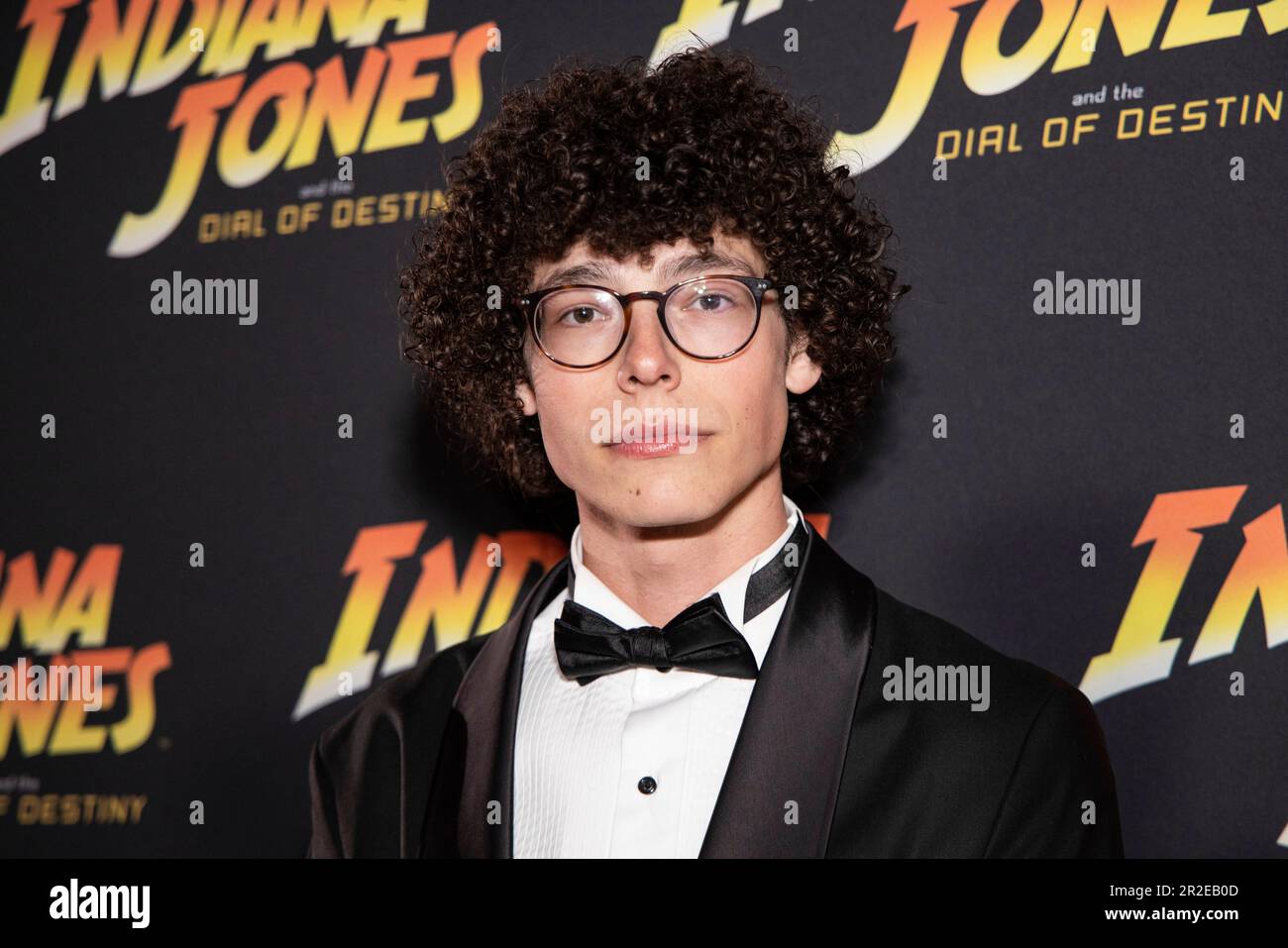 Reece Feldman poses for photographers upon arrival for the 'Indiana ...