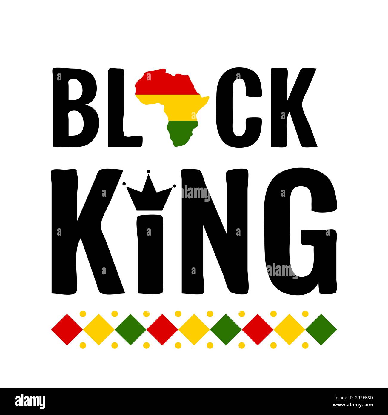 Black king lettering. Juneteenth quote. African American holiday on ...