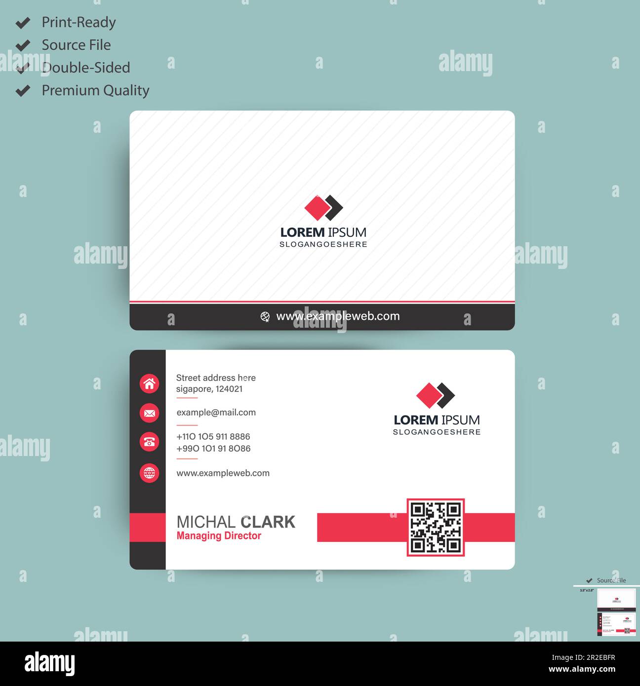 Modern Business Card Visiting Card Business Card Creative Business