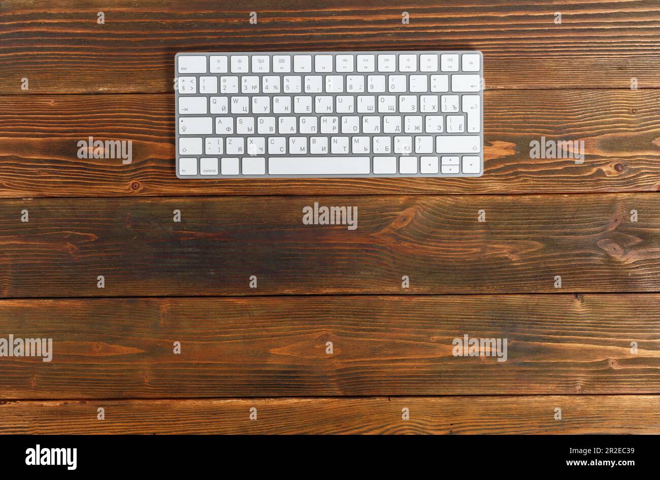 Keyboard from above Stock Photo - Alamy