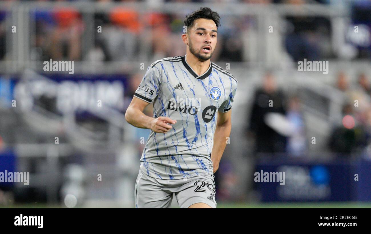 CF Montréal midfielder Mathieu Choinière plays during an MLS soccer ...