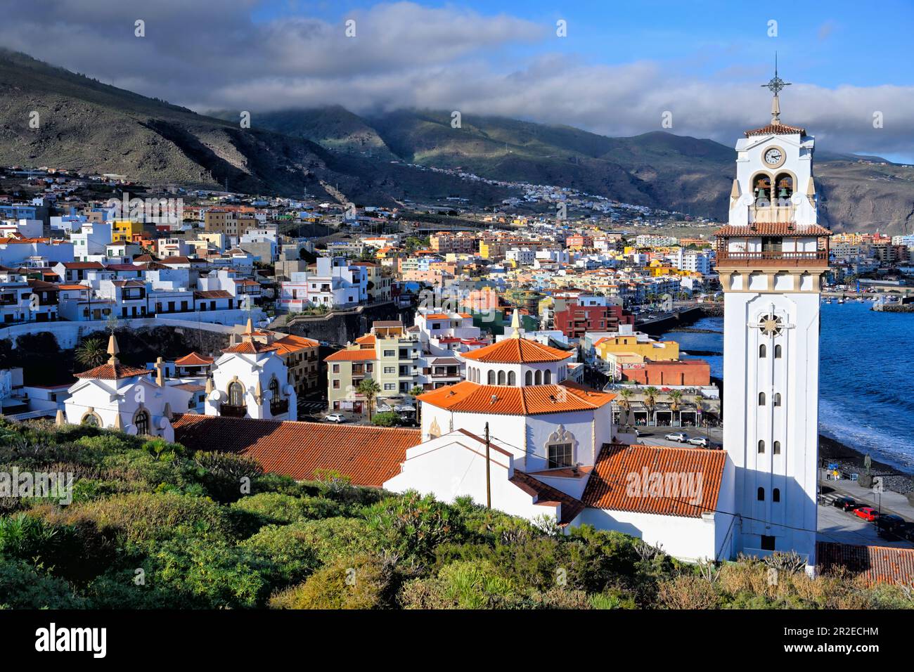 Virgin of Candelaria basilica, Candelaria city, Tenerife, Canary ...