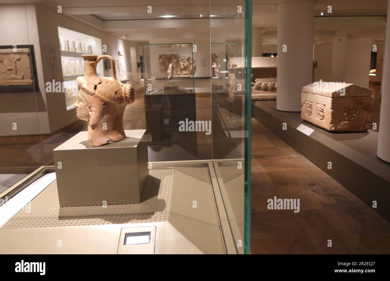 The National Museum of Beirut, Lebanon on May 18, 2023. Opened in 1942 ...