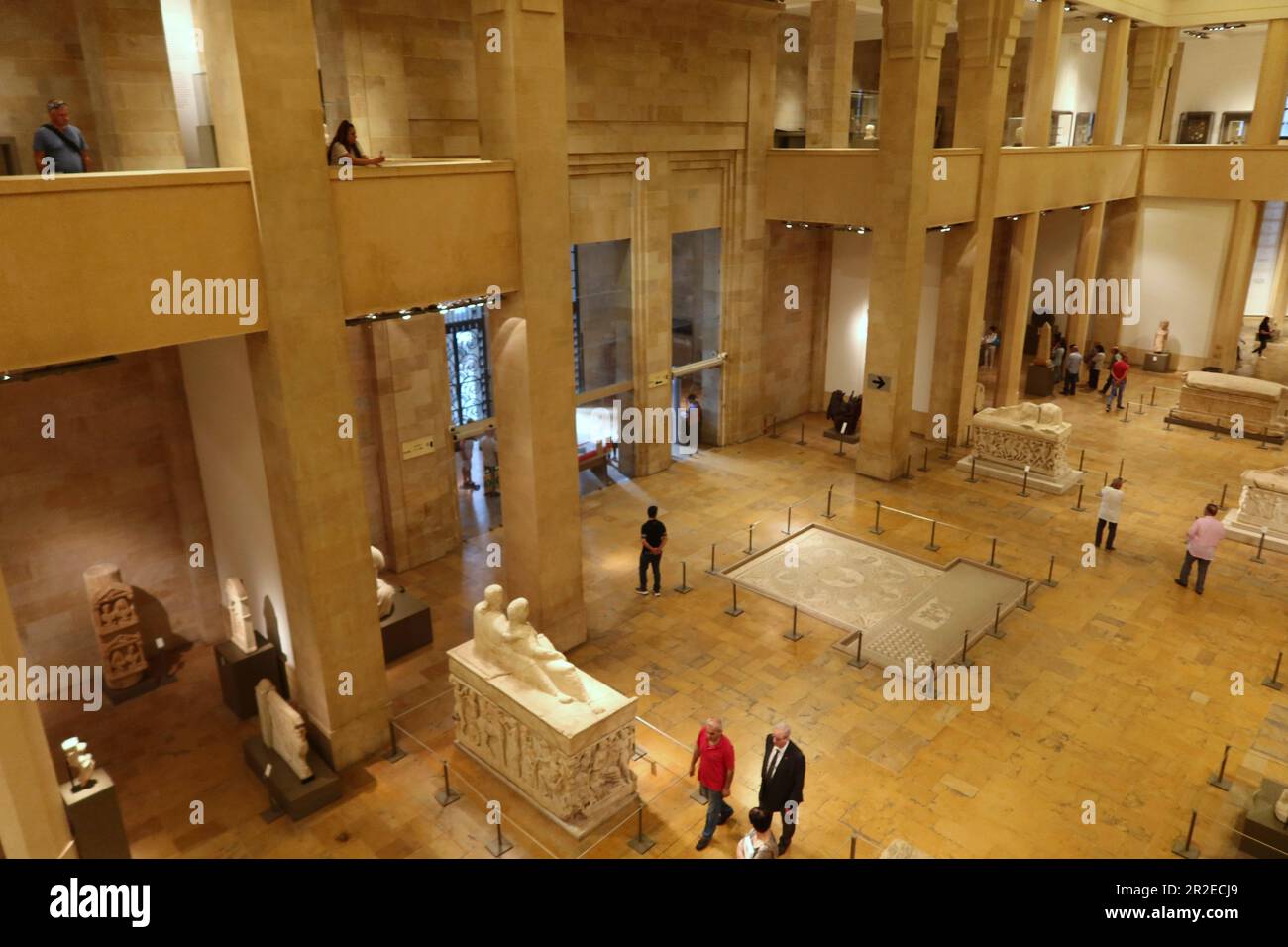 The National Museum of Beirut, Lebanon on May 18, 2023. Opened in 1942 ...