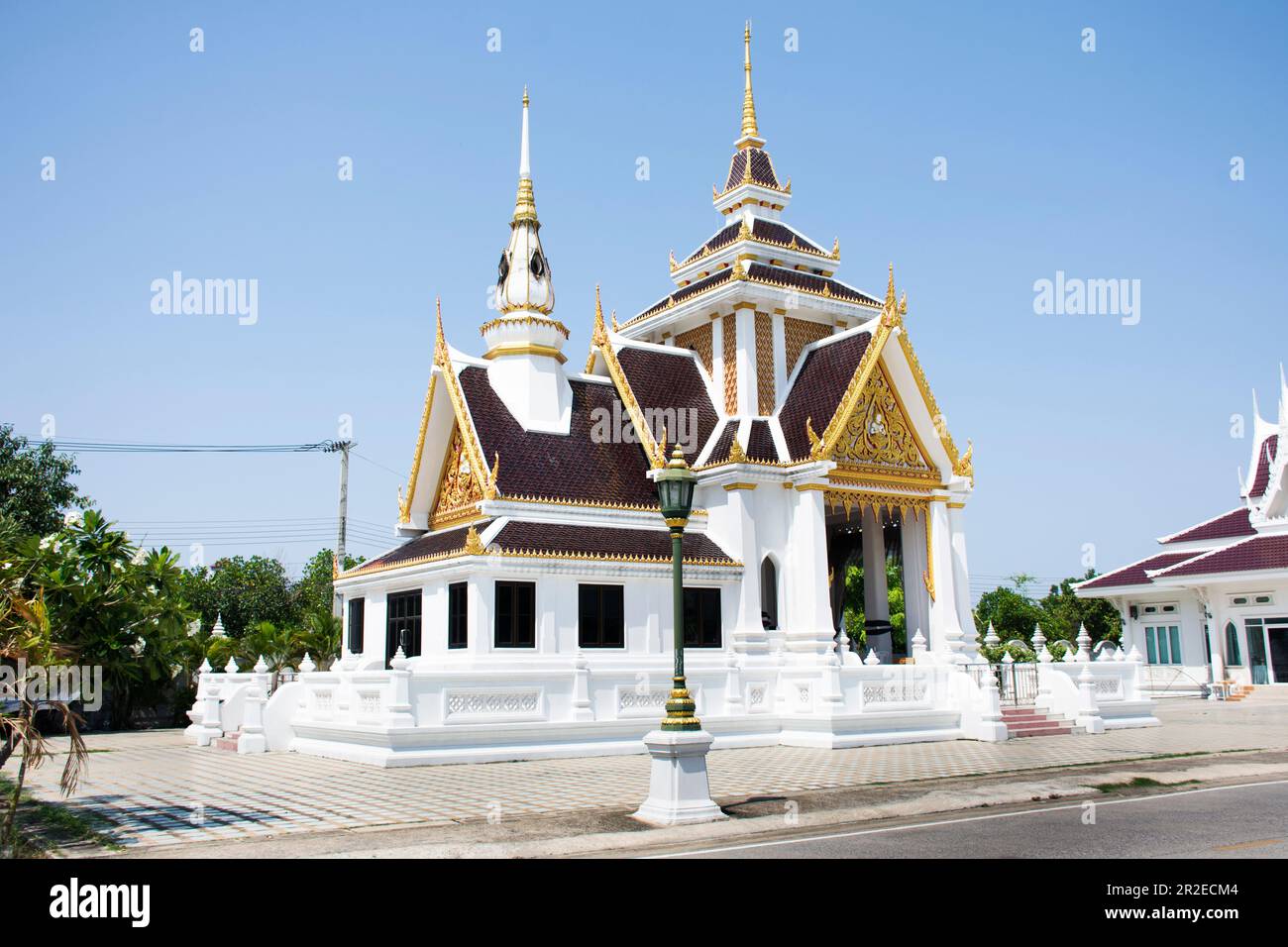 Beautiful ancient white crematory architecture or antique funeral pyre ...