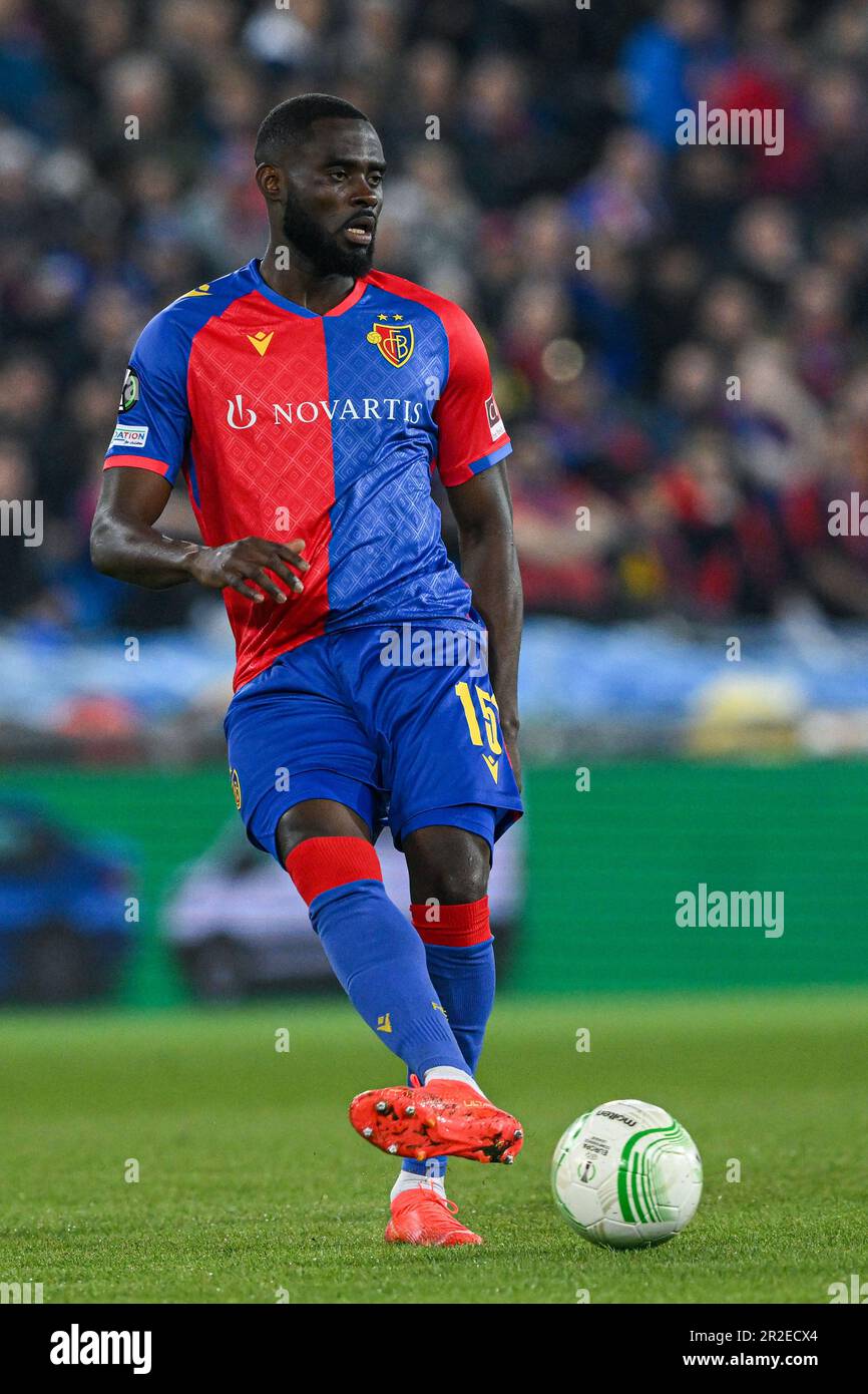 May 18, 2023: Kasim Adams (15 Basel) during the UEFA Conference League ...