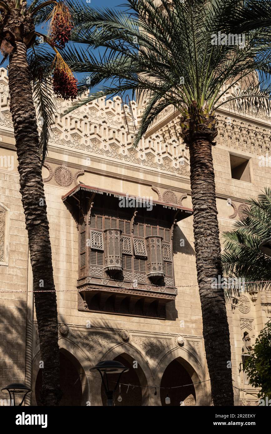 Alexandria, Egypt. 03rd Dec, 2022. Mashrabiya windows of 13th century ...