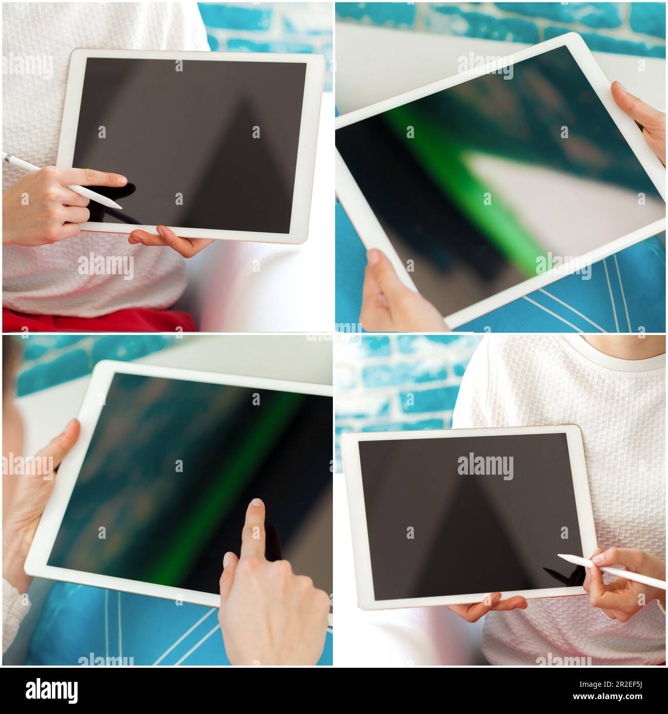people using modern digital tablet Stock Photo - Alamy