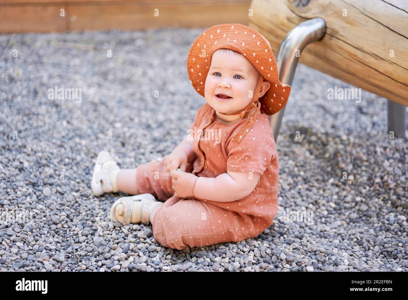 Cute Baby Girl Walking