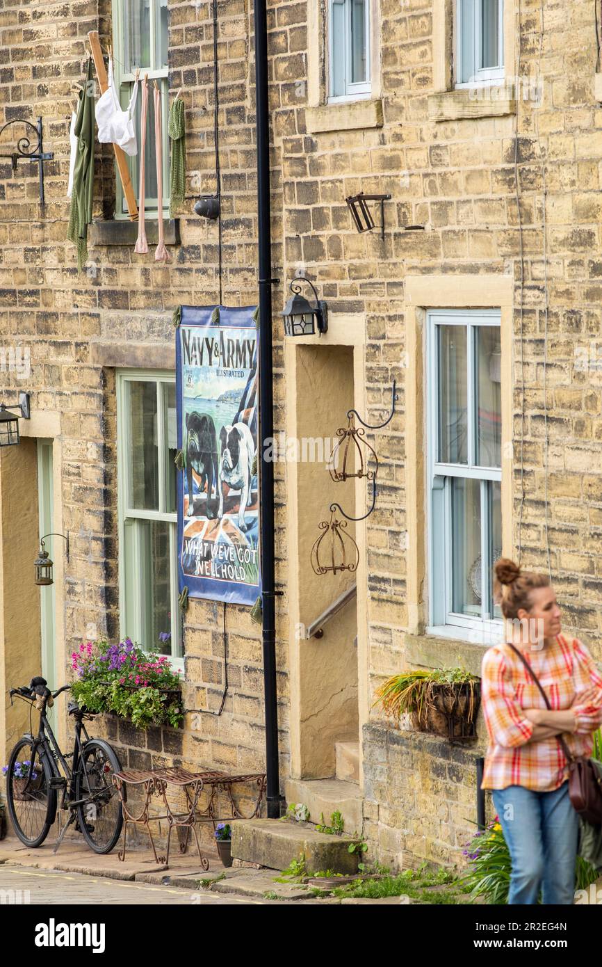 Haworth,West Yorkshire, UK. 19th May, 2023. Preparations get underway ...