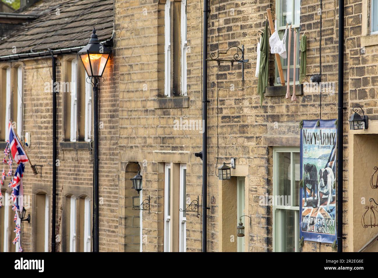 Haworth,West Yorkshire, UK. 19th May, 2023. Preparations get underway ...