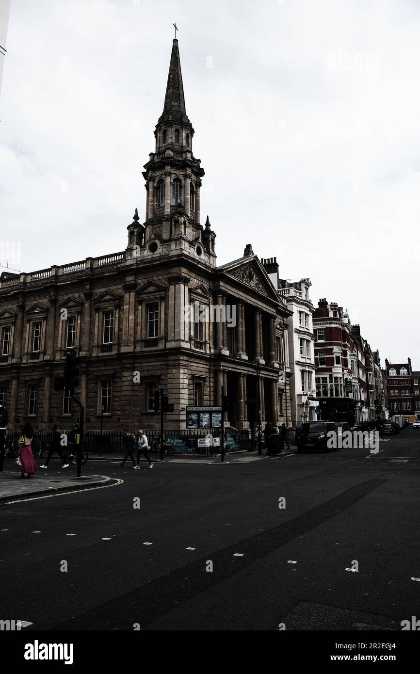 Hinde street methodist church hi-res stock photography and images - Alamy