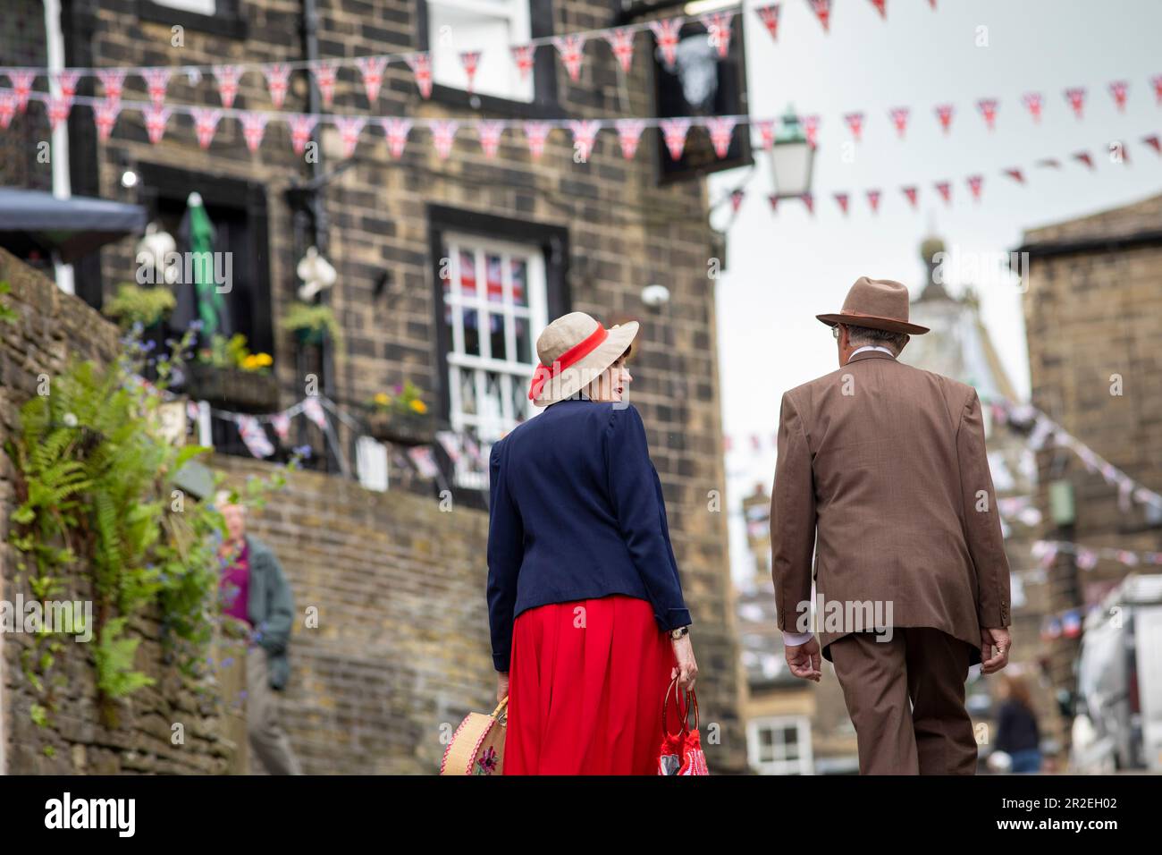May 2023 haworth 1940s weekend hi-res stock photography and images - Alamy