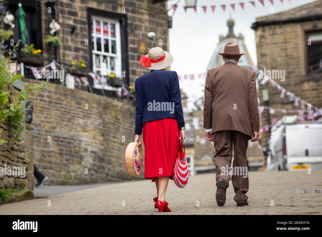 Haworth,West Yorkshire, UK. 19th May, 2023. Preparations get underway ...