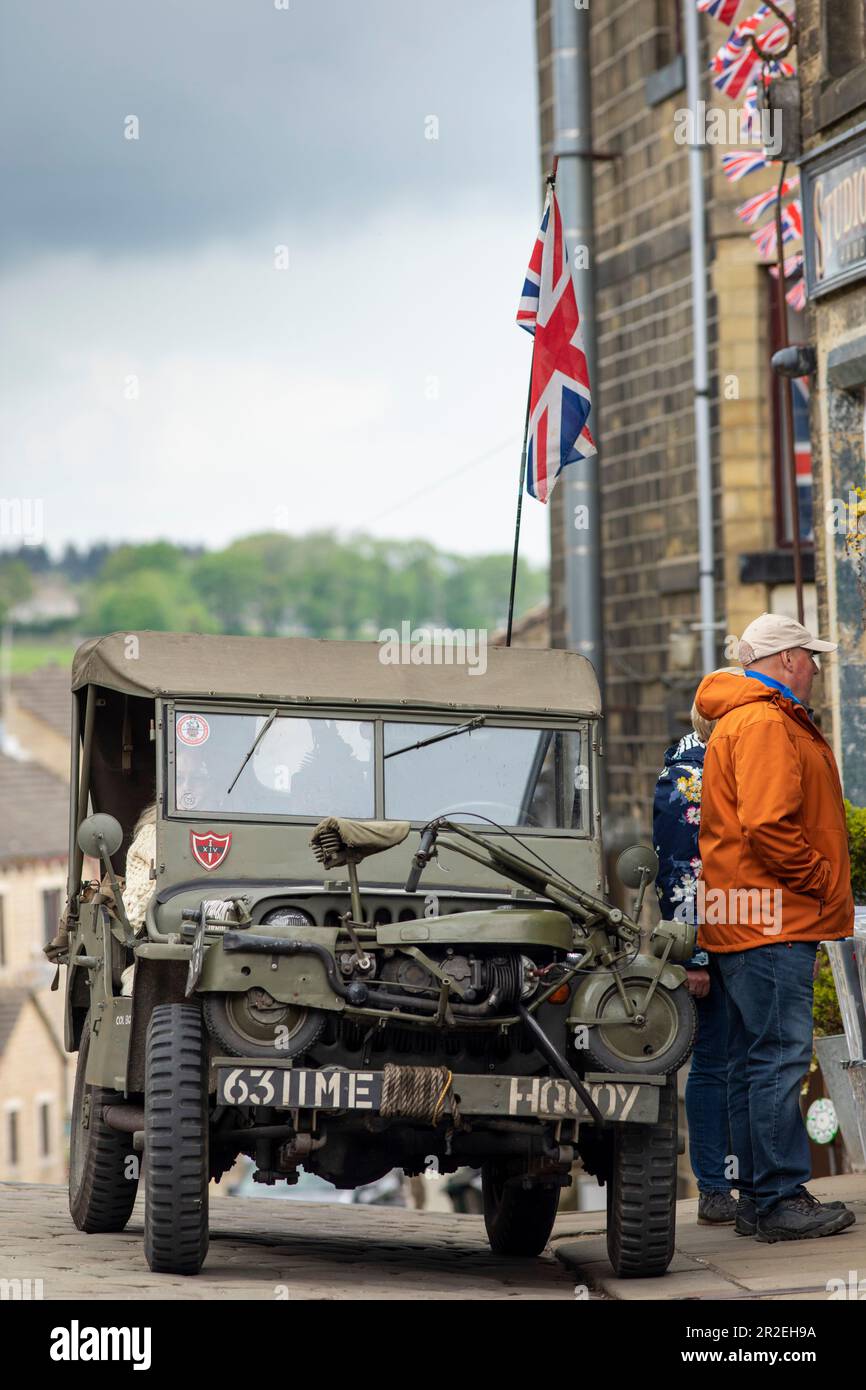 Haworth,West Yorkshire, UK. 19th May, 2023. Preparations get underway ...