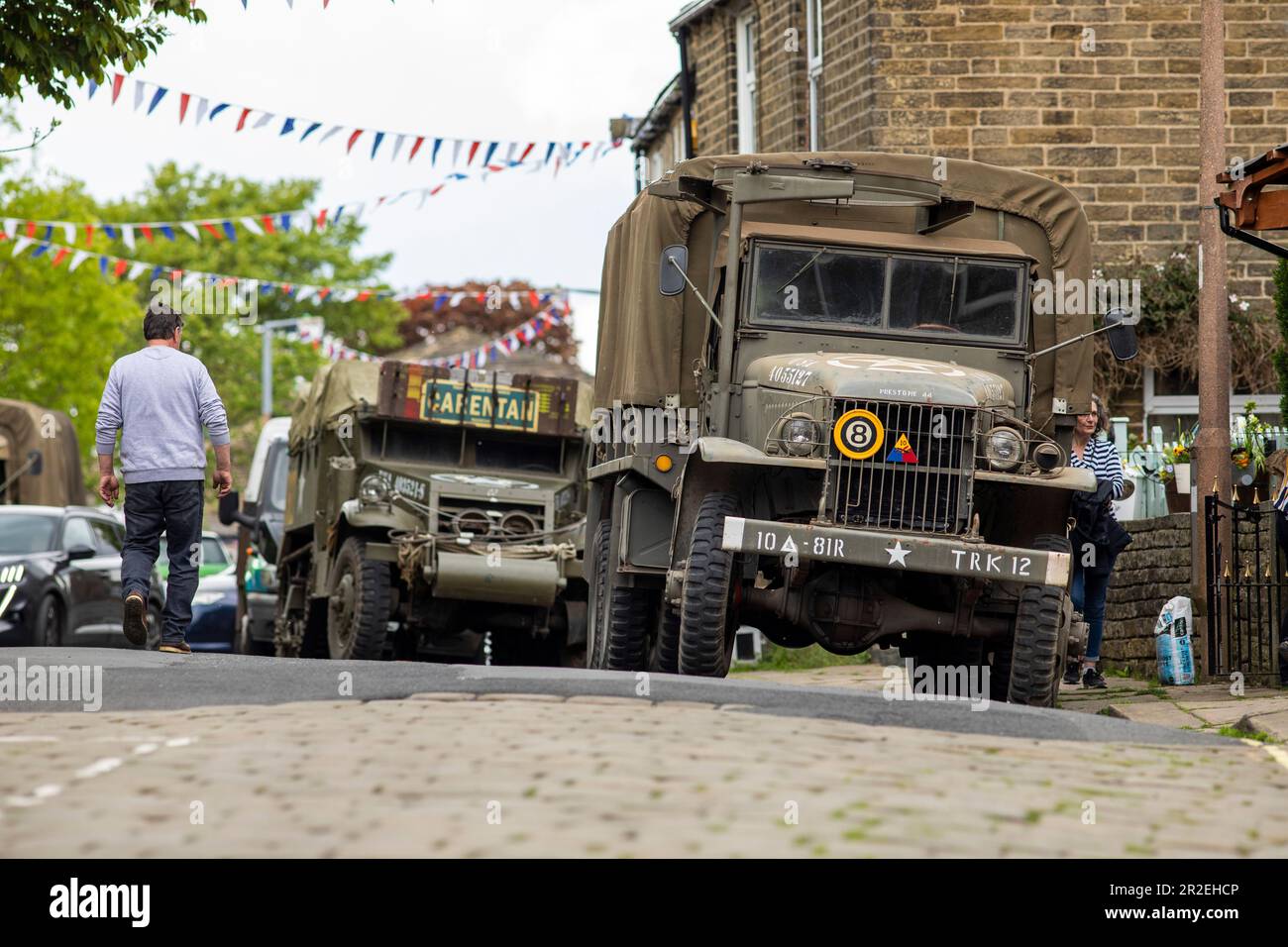 Haworth,West Yorkshire, UK. 19th May, 2023. Preparations get underway ...